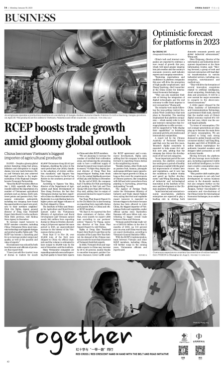 RCEP boosts trade growth amid gloomy global outlook - Chinadaily.com.cn