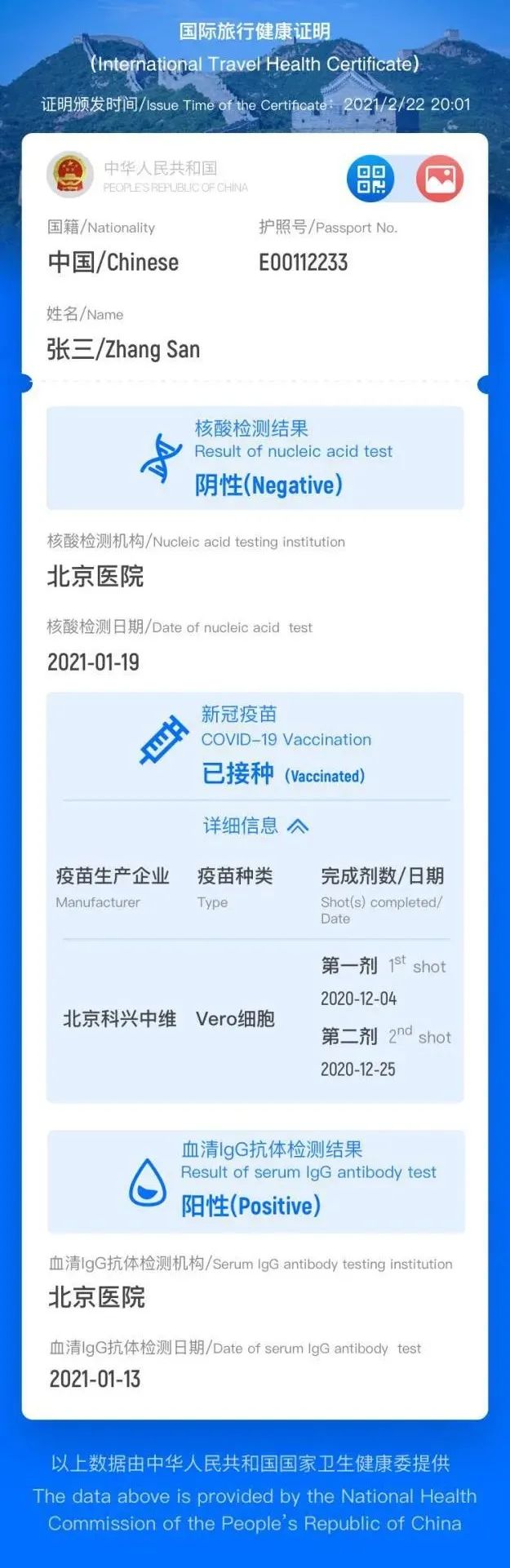 Chinese Version Of Health Certificate For Intl Travel Unveiled Chinadaily cn
