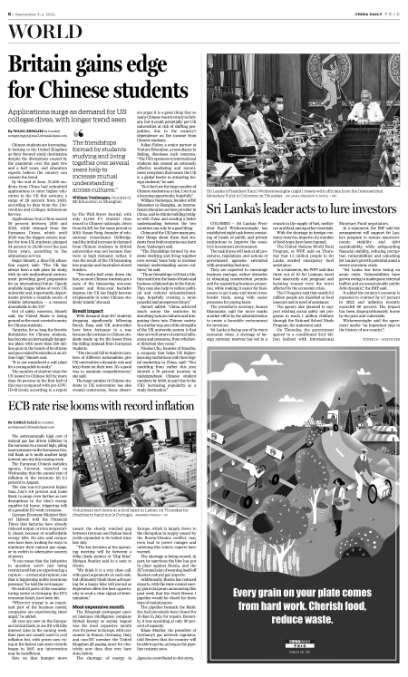 Britain gains edge for Chinese students - Chinadaily.com.cn