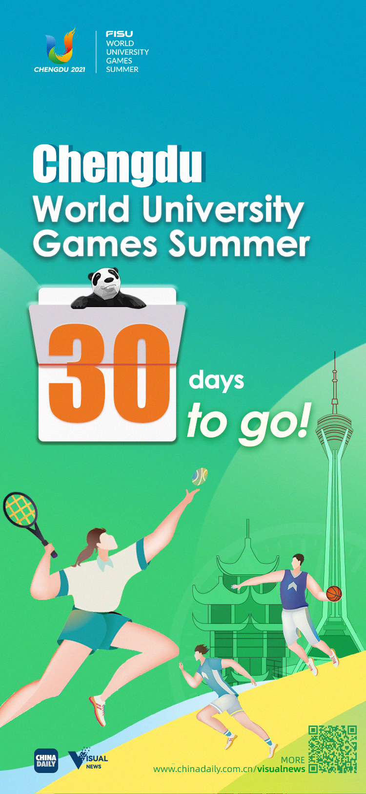 30-day countdown to Chengdu World University Games - Chinadaily.com.cn