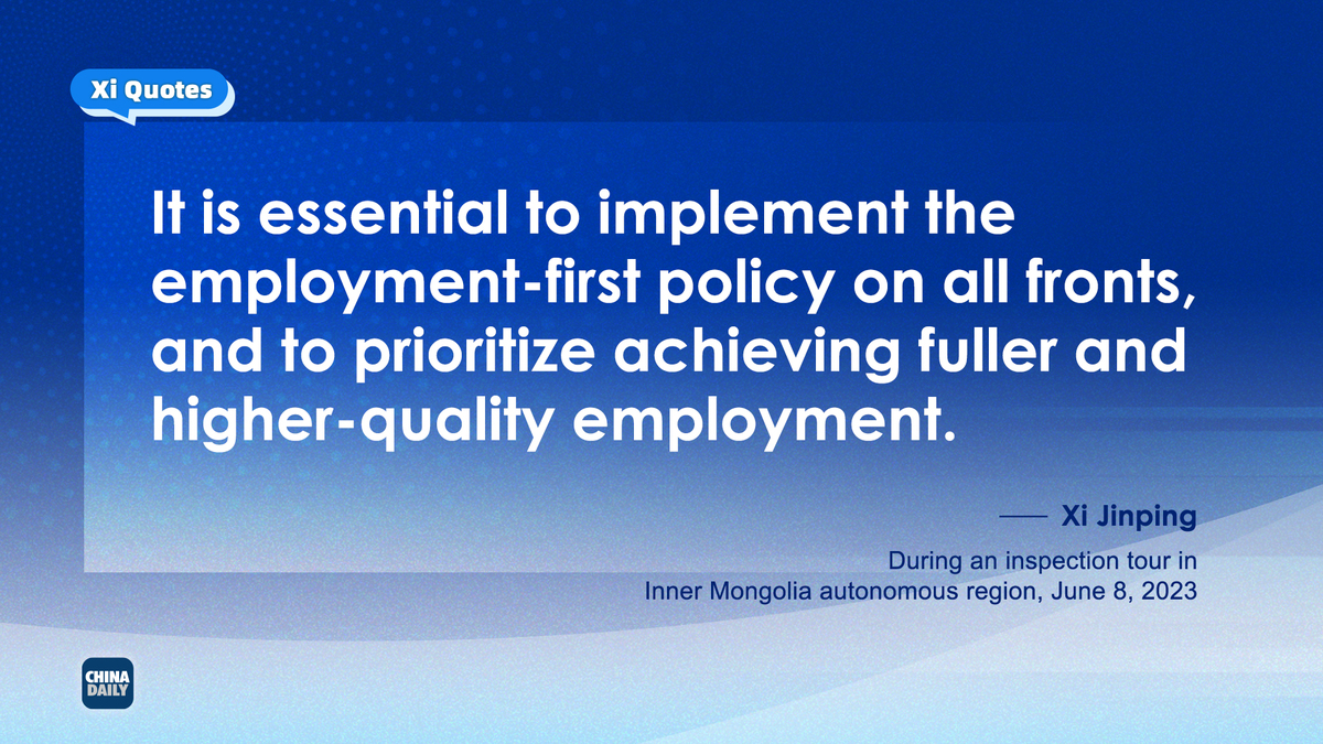 Xi's quotes on employment - Chinadaily.com.cn