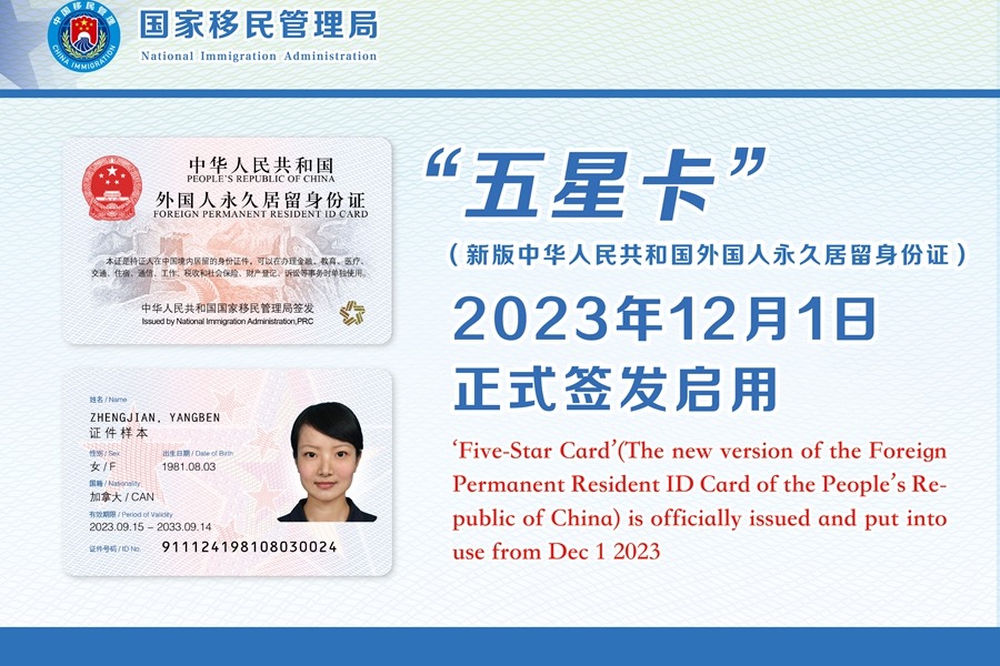 China issues new version of Foreign Permanent Resident ID Card ...